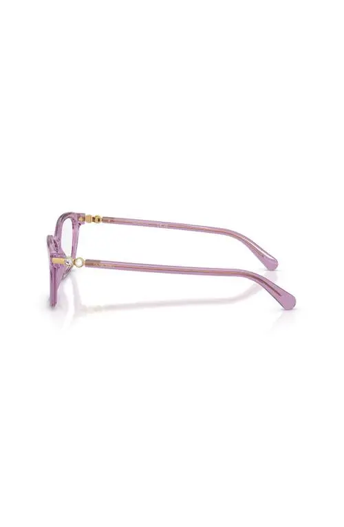 SWAROVSKI 54mm Rectangle Optical Glasses - Violet