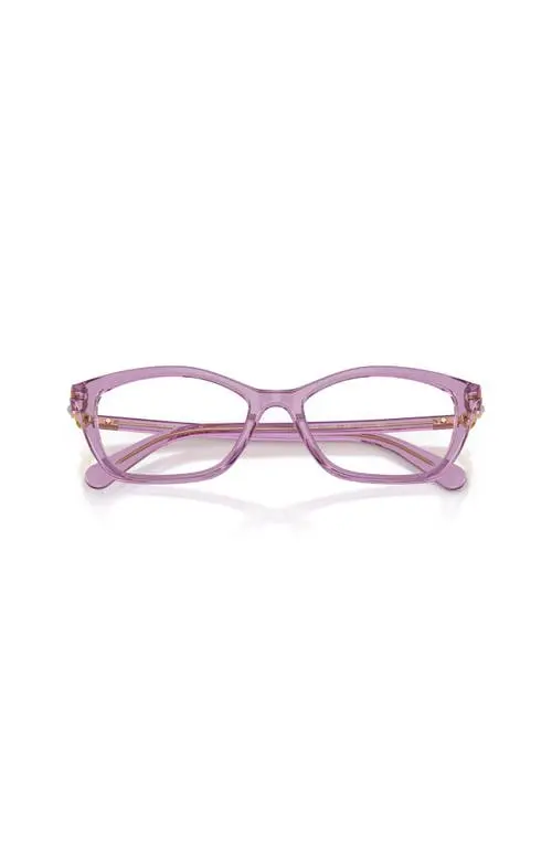 SWAROVSKI 54mm Rectangle Optical Glasses - Violet