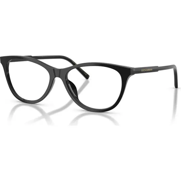 Dolce & Gabbana 53mm Cat Eye Optical Glasses - Black