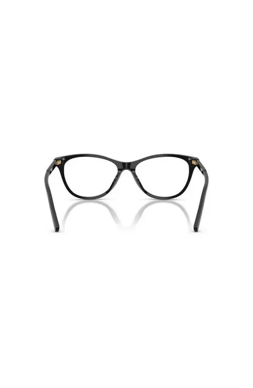 Dolce & Gabbana 53mm Cat Eye Optical Glasses - Black