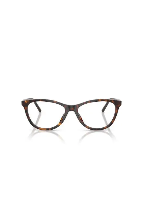 Dolce & Gabbana 53mm Cat Eye Optical Glasses - Tortoise