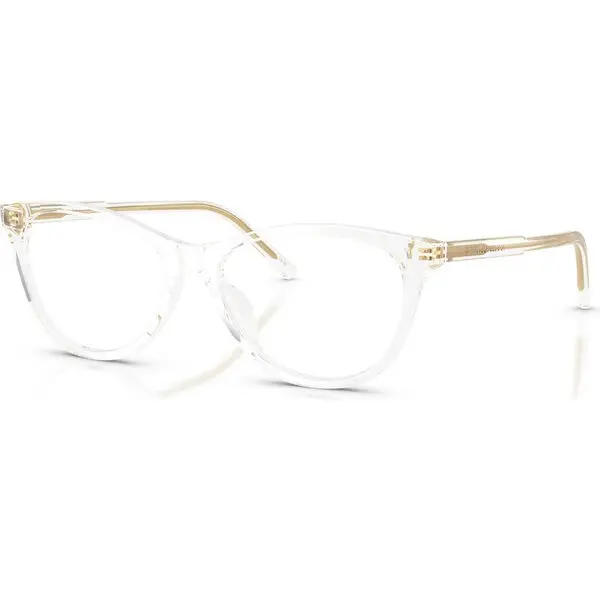 Dolce & Gabbana 53mm Cat Eye Optical Glasses - Transparent