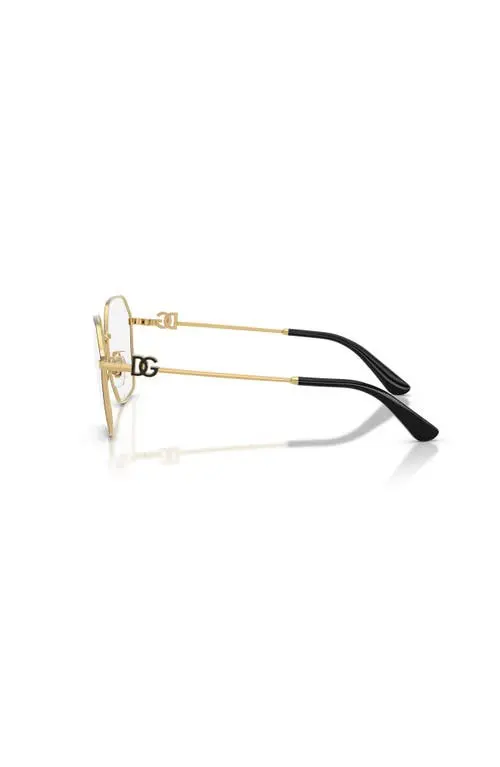 Dolce & Gabbana 58mm Phantos Optical Glasses - Black