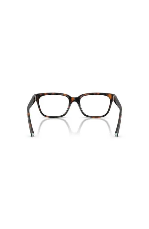 Tiffany & Co. 52mm Rectangle Optical Glasses - Tortoise