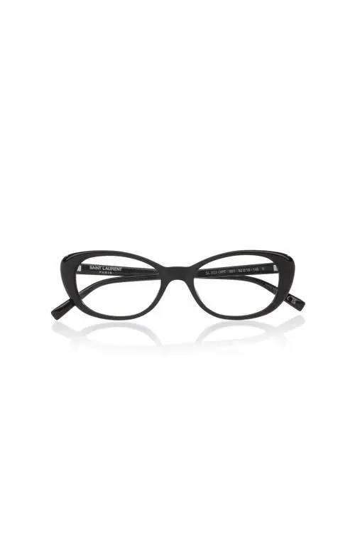 Saint Laurent Cat Eye Optical Glasses - Black