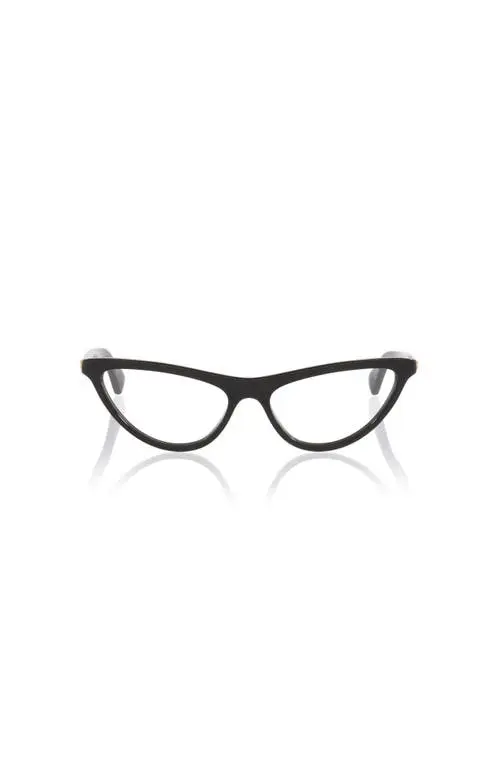 Bottega Veneta Cat Eye Acetate Eyeglasses - Black