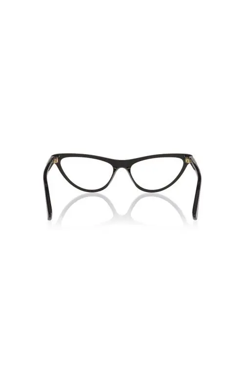 Bottega Veneta Cat Eye Acetate Eyeglasses - Black