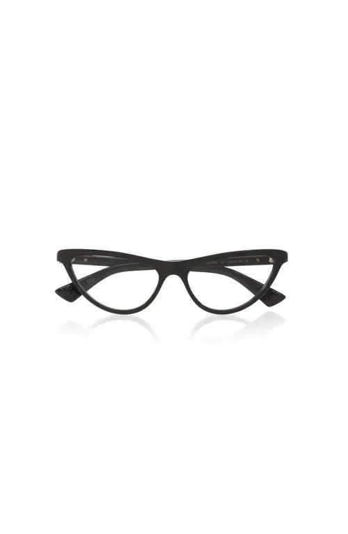 Bottega Veneta Cat Eye Acetate Eyeglasses - Black