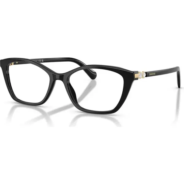 SWAROVSKI 54mm Rectangle Optical Glasses - Black
