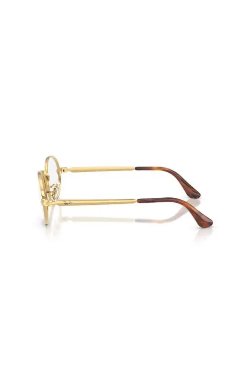 Ray-ban Oval Optical Glasses - Gold