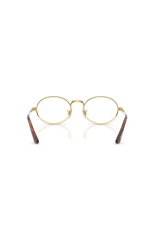 Ray-ban Oval Optical Glasses - Gold