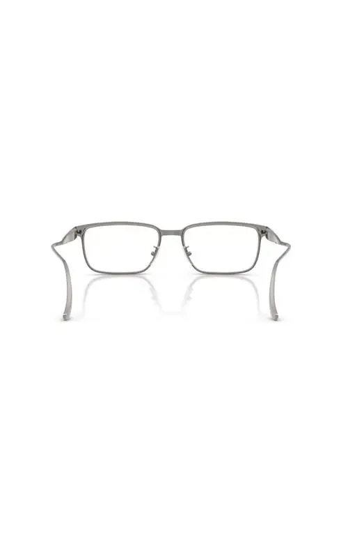 FERRARI 55mm Rectangle Optical Glasses - Grey