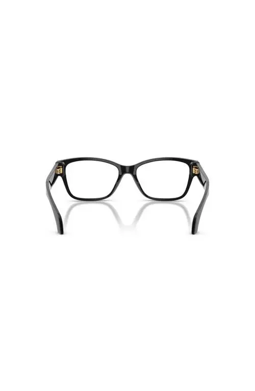 Versace 54mm Cat Eye Optical Glasses - Black