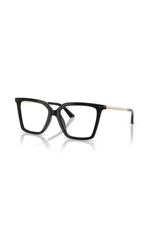 JIMMY CHOO 54mm Cat Eye Optical Glasses - Black