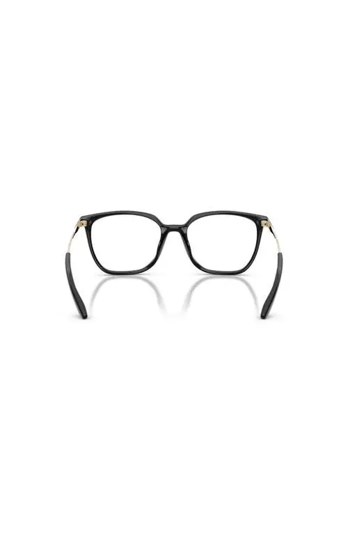 Armani Exchange 52mm Irregular Optical Glasses - Black