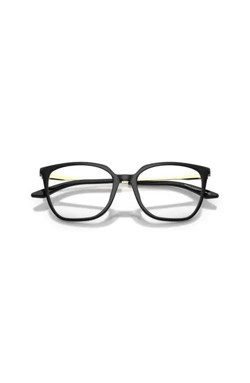 Armani Exchange 52mm Irregular Optical Glasses - Black