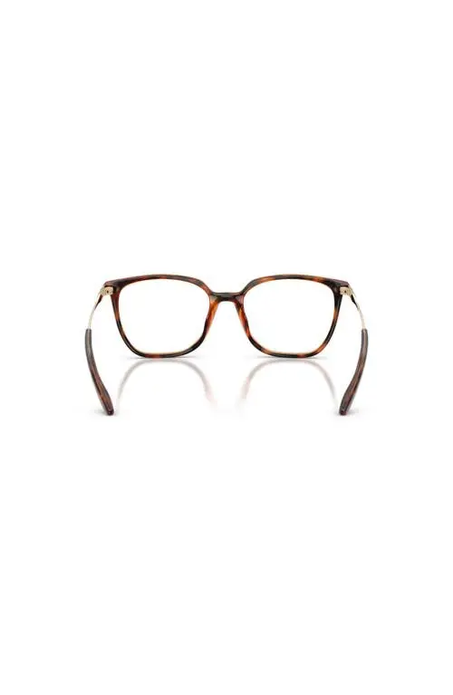 Armani Exchange 52mm Irregular Optical Glasses - Tortoise