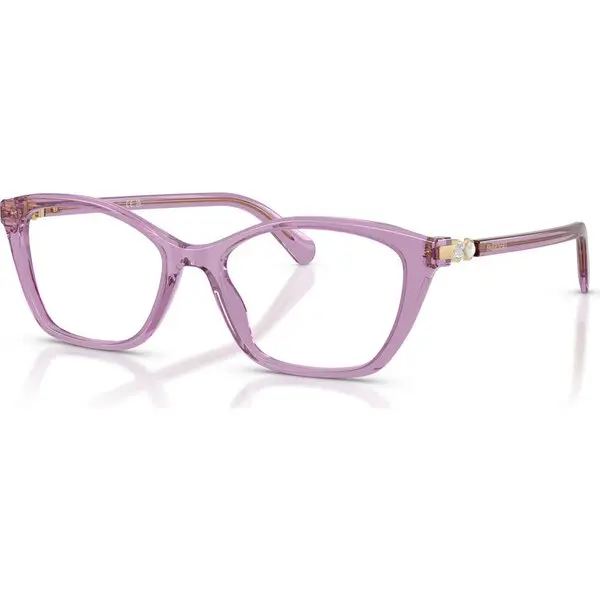 SWAROVSKI 52mm Rectangle Optical Glasses - Violet