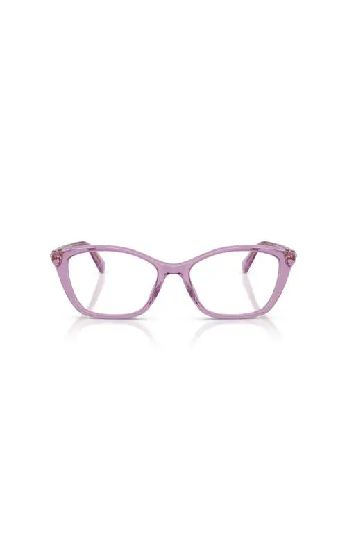SWAROVSKI 52mm Rectangle Optical Glasses - Violet