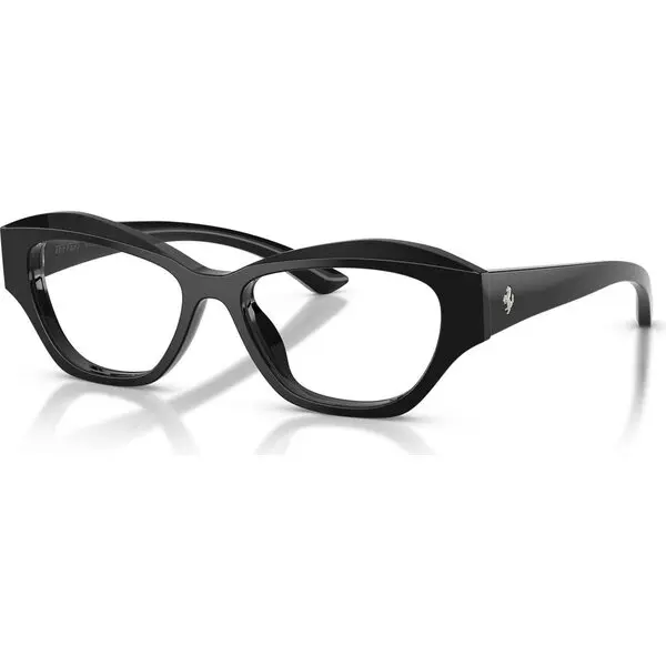 FERRARI 53mm Cat Eye Optical Glasses - Black