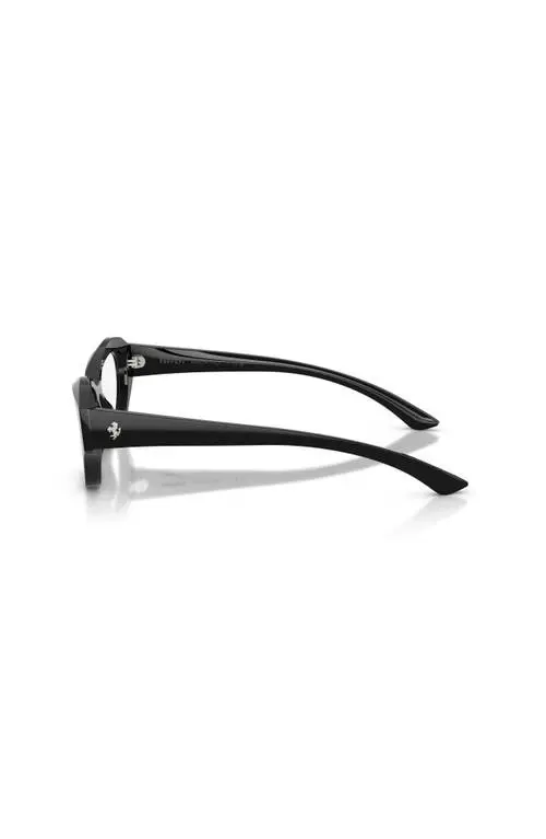 FERRARI 53mm Cat Eye Optical Glasses - Black