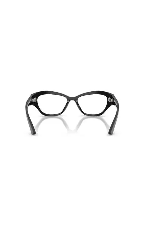 FERRARI 53mm Cat Eye Optical Glasses - Black