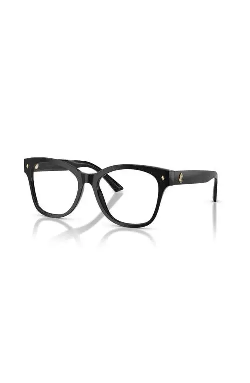 JIMMY CHOO 54mm Square Optical Glasses - Black