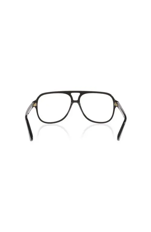 Bottega Veneta Aviator Full Rim Eyeglasses