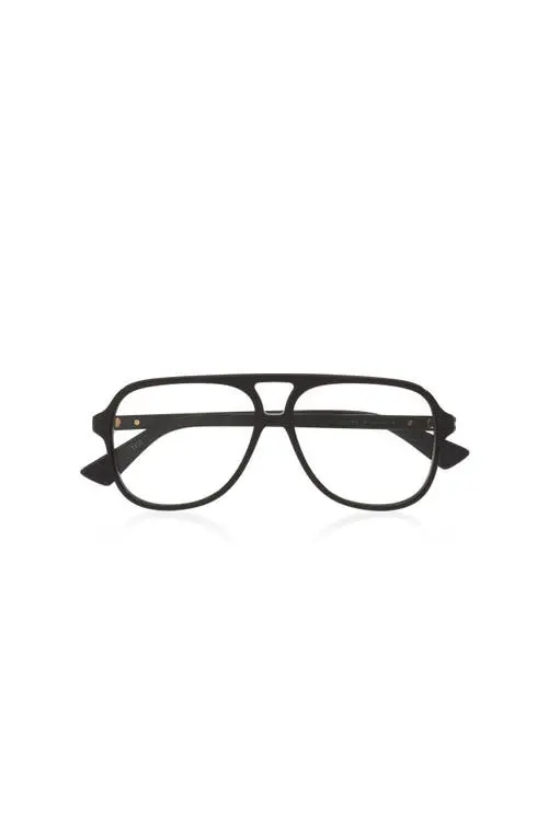 Bottega Veneta Aviator Full Rim Eyeglasses