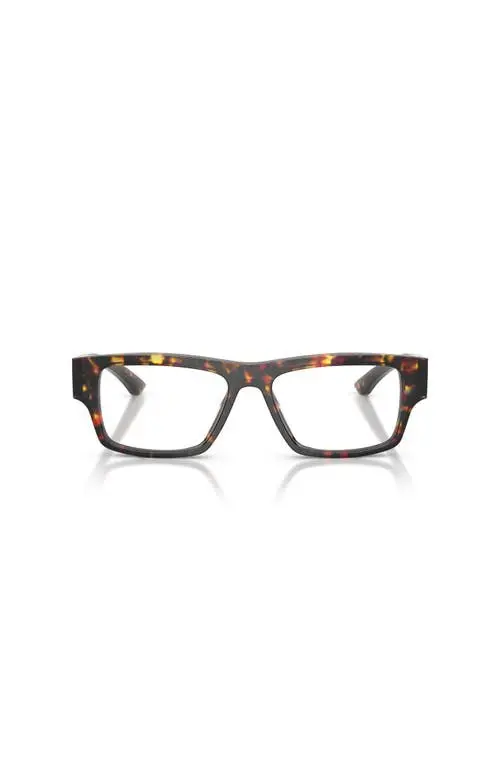FERRARI 54mm Rectangle Optical Glasses - Tortoise