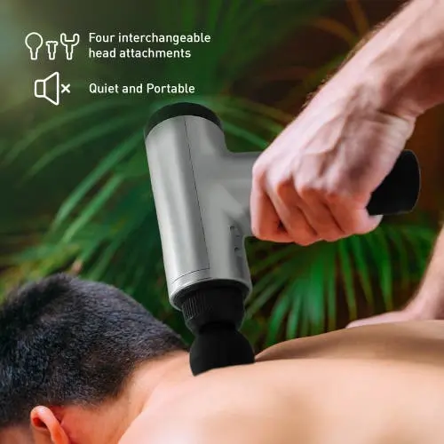 PURSONIC Heated Poncho & 6-speed Deep Tissue Massager