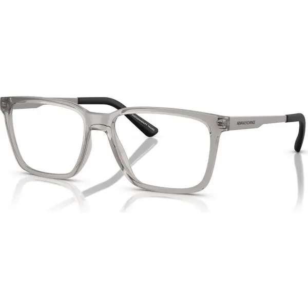 Armani Exchange 55mm Rectangle Optical Glasses - Grey