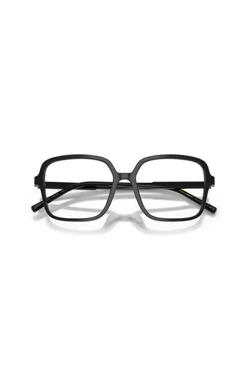 Dolce & Gabbana 53mm Square Optical Glasses - Black