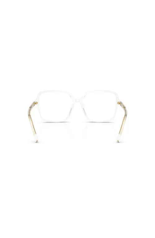 Dolce & Gabbana 53mm Square Optical Glasses - Transparent