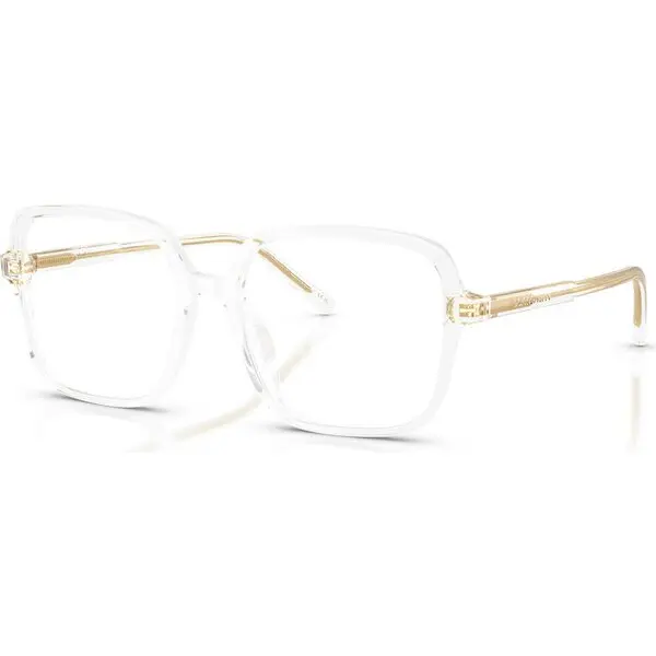 Dolce & Gabbana 53mm Square Optical Glasses - Transparent