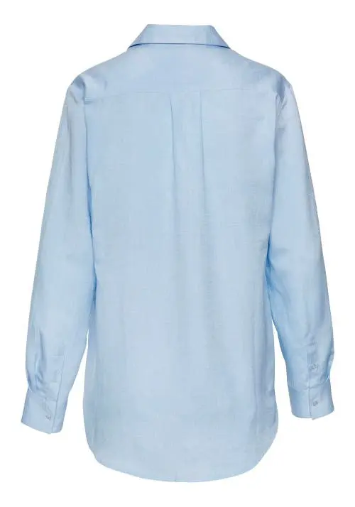 LASCANA Button Down Blouse - Blue