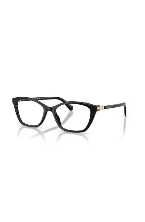 SWAROVSKI 54mm Rectangle Optical Glasses - Black