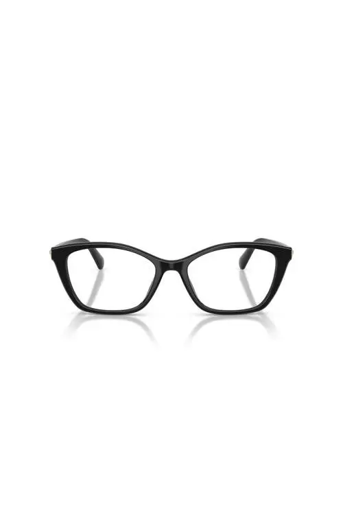 SWAROVSKI Rectangle Optical Glasses - Black