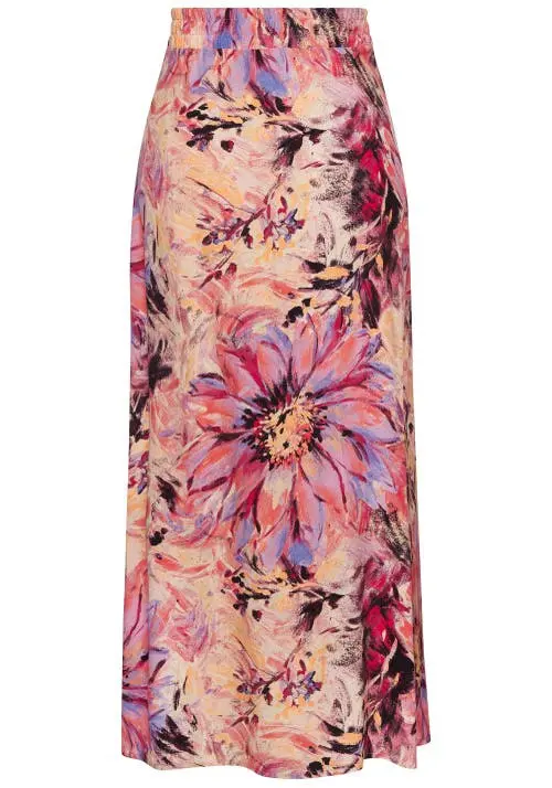 LASCANA Flowy Floral Maxi Skirt