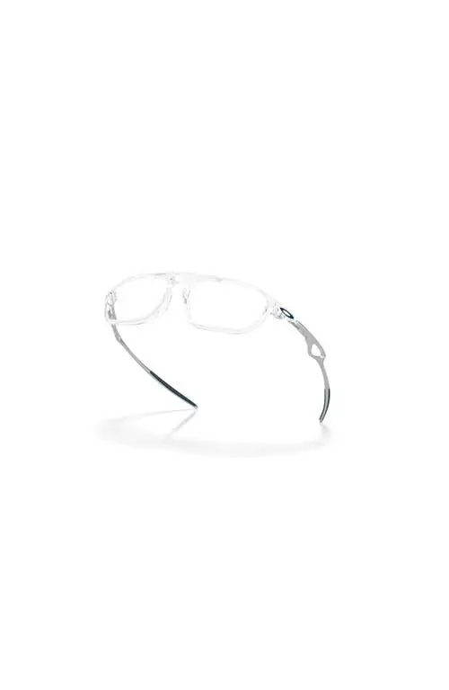 Oakley 53mm Rectangle Optical Glasses - Transparent