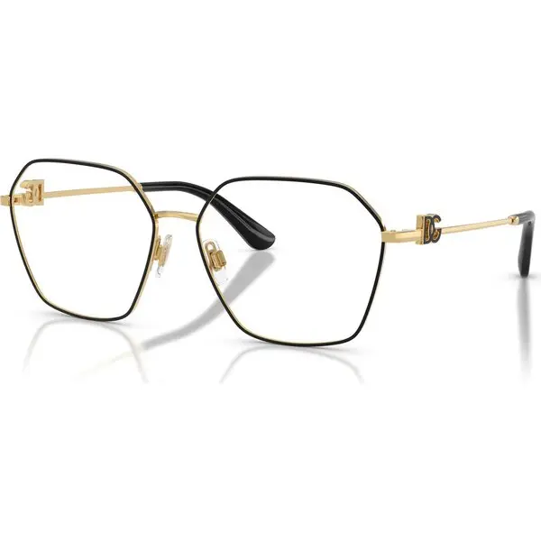 Dolce & Gabbana 56mm Phantos Optical Glasses - Black