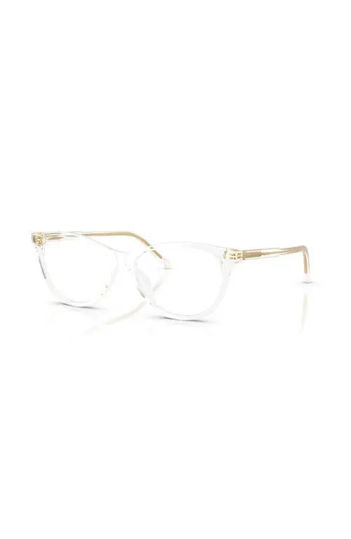 Dolce & Gabbana 55mm Cat Eye Optical Glasses - Transparent