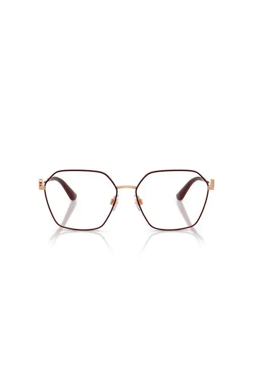Dolce & Gabbana 56mm Phantos Optical Glasses - Copper