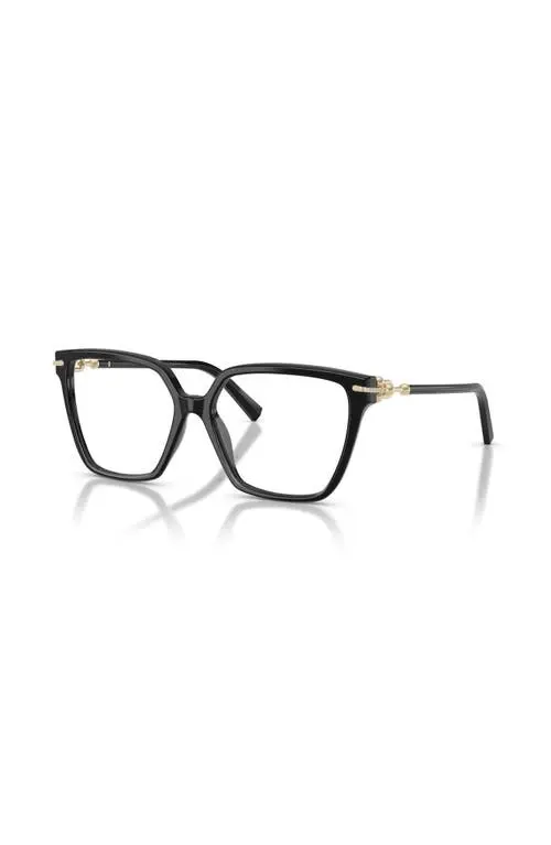 Tiffany & Co. 55mm Square Optical Glasses - Black