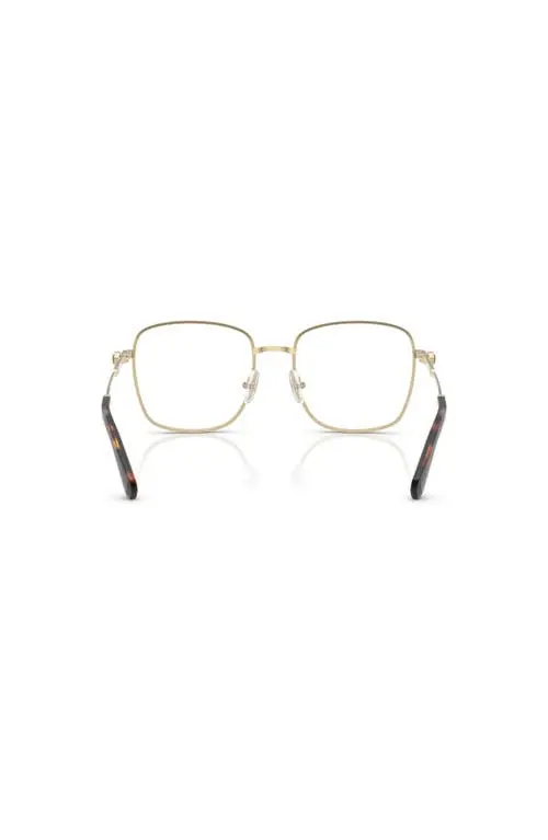 SWAROVSKI 55mm Square Optical Glasses - Gold