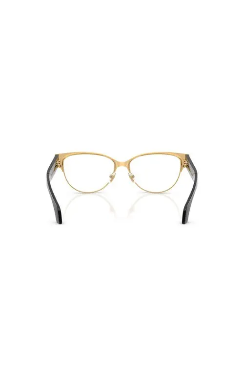 Versace 53mm Cat Eye Optical Glasses - Black