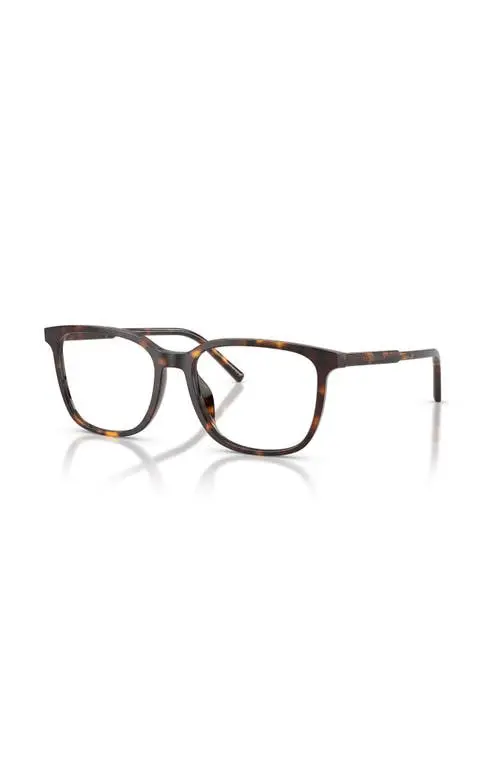Dolce & Gabbana 53mm Square Optical Glasses - Tortoise