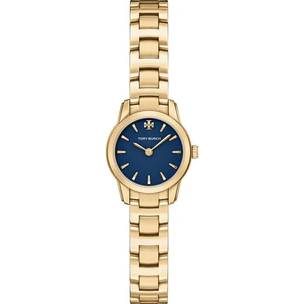 Tory Burch Mini Miller Bracelet Watch - Pale Gold