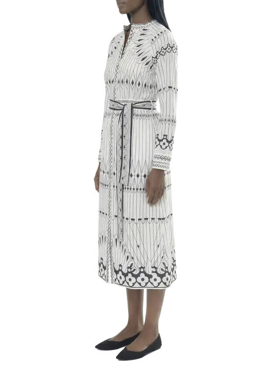 AREA STARS Diya Midi Shirt Dress