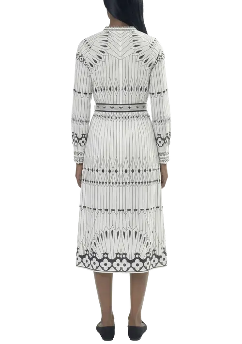 AREA STARS Diya Midi Shirt Dress